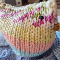Poppy the Chicken Knitting Pattern ORIGINAL, Knit Chicken Pattern ...