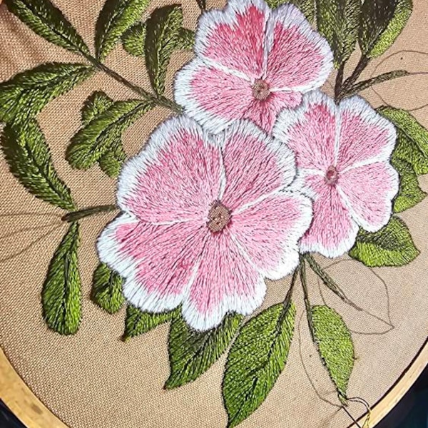 KIT219 Advanced Embroidery Kit, Lotus Pond and Carp Fishes Design by ...