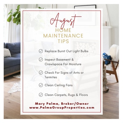 Vol 1 Monthly Home Maintenance Tips Social Media Posts 12 Canva ...