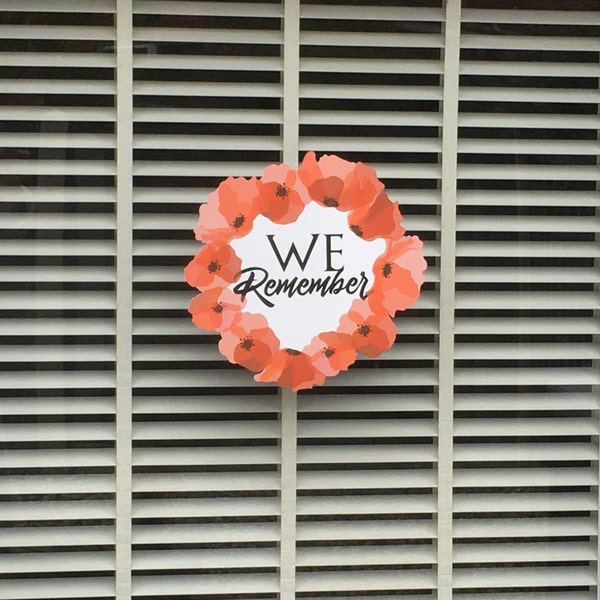 We Remember - Lest We Forget Remembrance Day Sticker, Poppy Flower FREE ...
