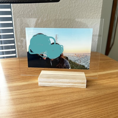 Custom Photo Acrylic Print Art Valentines Gift Christmas Gift Photo ...