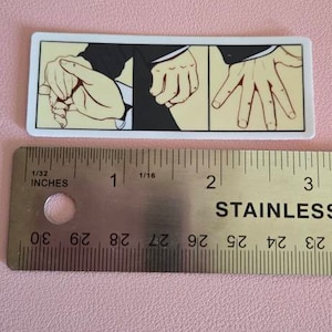 Pink Heart Guillotine Sticker, Dark Humor Sticker, Kawaii Pink Sticker ...