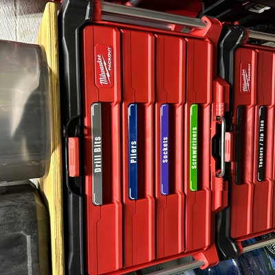 Milwaukee Packout 3 Drawer Double Bins, X2 Pack, Packout Drawer Mods ...