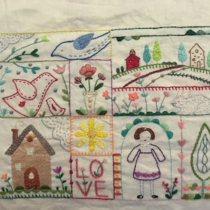 Barney Park Stitching Sampler - Etsy