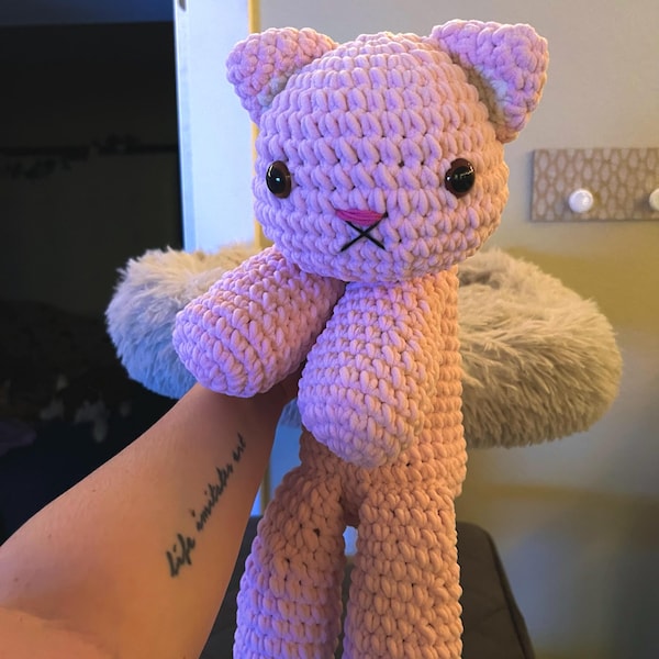 Cat the Floppy Friend Crochet Pattern · Low-sew Amigurumi Tutorial DIY ...
