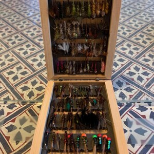 Small Flyfishing Box Wet Fly - Etsy