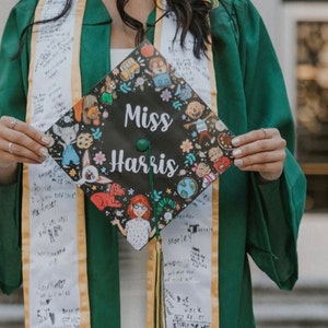 Psychology Brain Graduation Cap Printed Cap Topper - Etsy