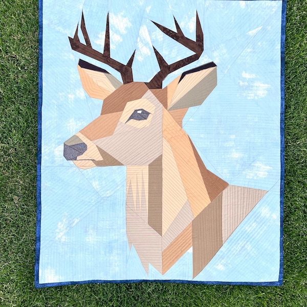 Owl Quilt Pattern: FPP Animal Patchwork Design (PDF Pattern) - Etsy