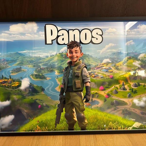 Custom Gamer Portrait From Photo, Personalized Game Character, Gamer ...