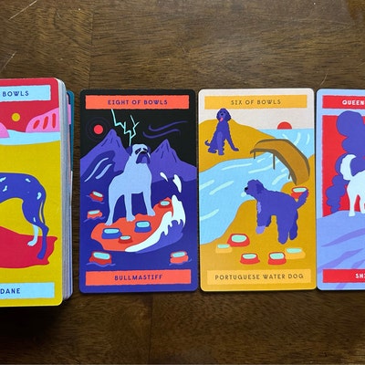 Magic Dog Tarot Deck and Guidebook - Etsy