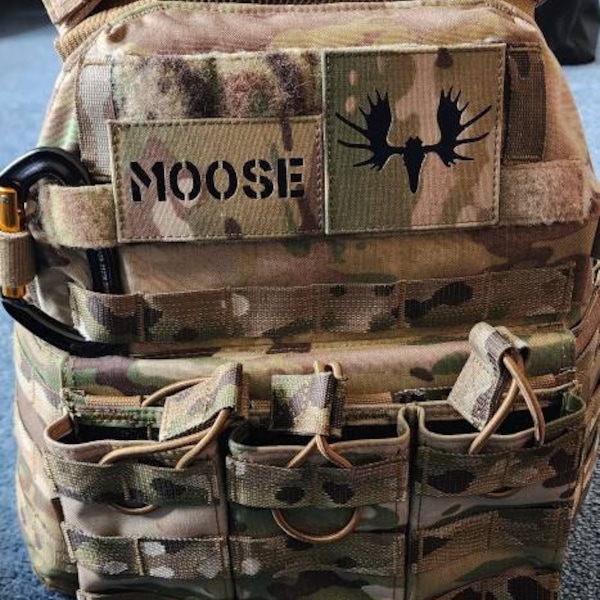 Custom Callsign Patches Your Own Text Lasercut Patch Customized IR ...