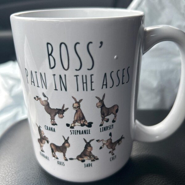 Funny Boss Gift Personalized Gifts for Boss, Fun Boss Mug for Women ...