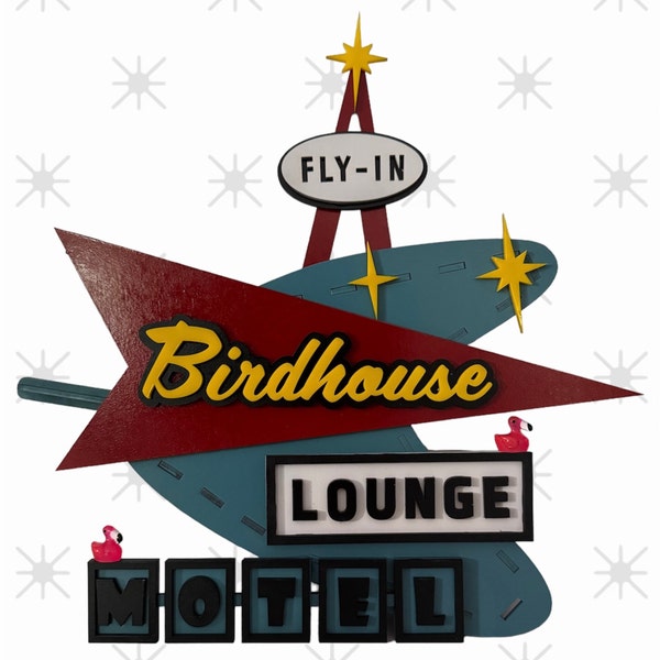 French Restaurant Birdhouse Plans - Etsy