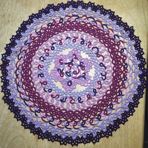 Doily coral Reef PDF Original Shuttle Tatting Pattern by Renulek ...