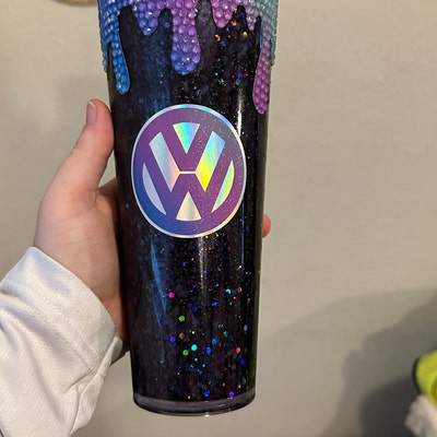 Custom Pink Glitter Tumbler Personalized Sparkle Cup for Coffee, Tea ...