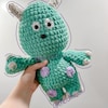 Mini Monster-keychain Version Crochet Pattern by Aquariwool Crochet ...