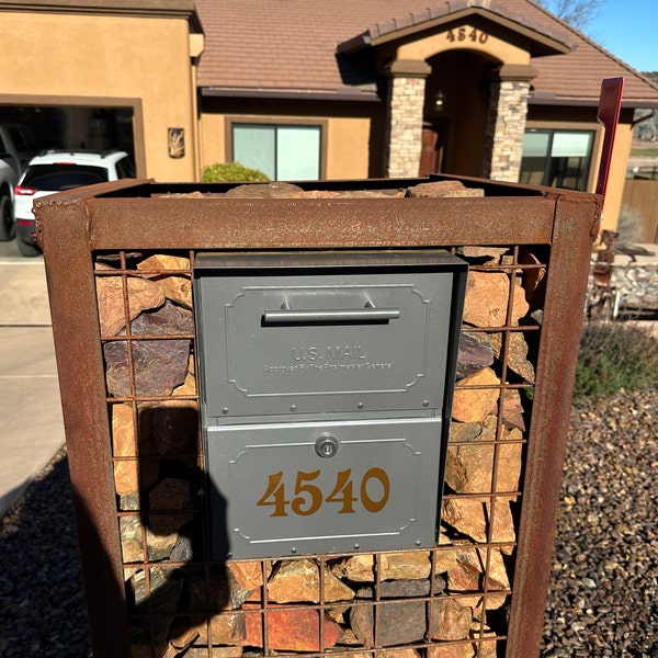 House or Mail Box Numbers - Vinyl Decal / Stickers - Select Combo up to ...