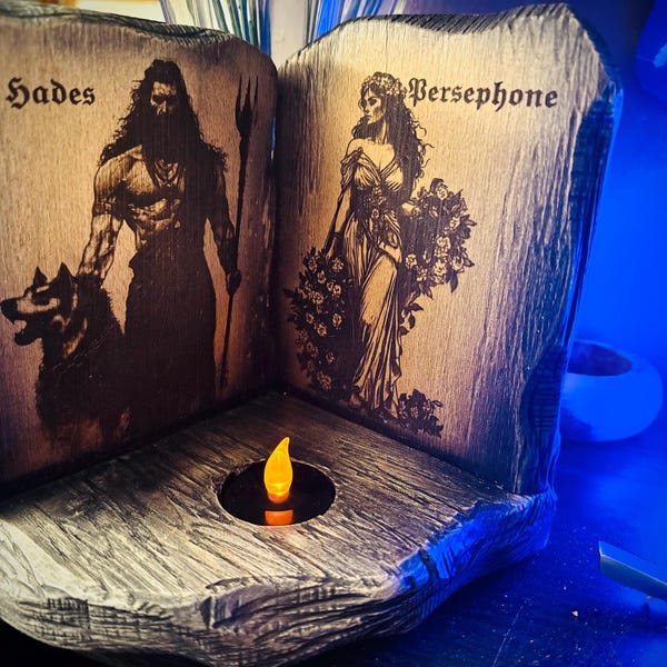 Asmodeus Asmodeus Altar Wooden Altar Demon Ritual Altar Goetia Demon ...