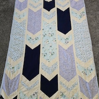 Windswept - Modern Drunkards Path Flower PDF Quilt Pattern. Make a Bold ...
