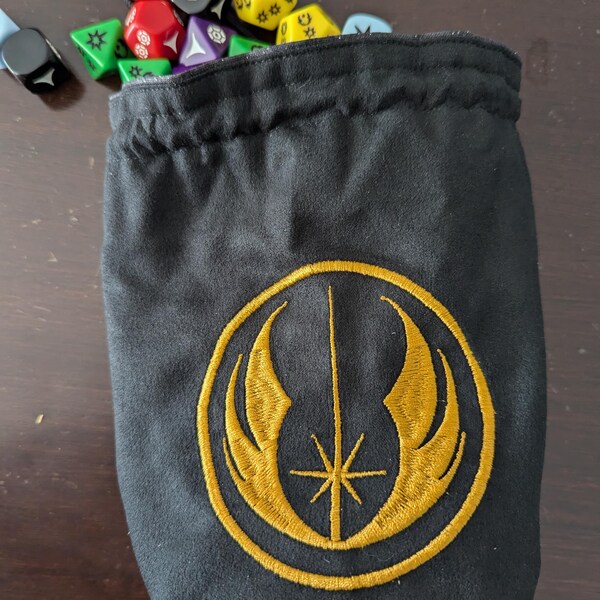 Lord of the Rings Leaf of Lorien Dice Bag, Reversible Pouch, Handmade ...