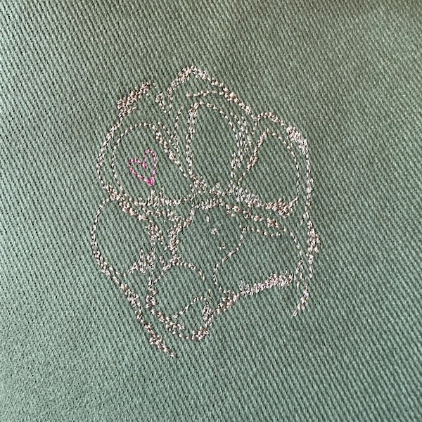 Mamaw Curved Machine Embroidery Design. 5 Sizes. Mamaw Collar ...