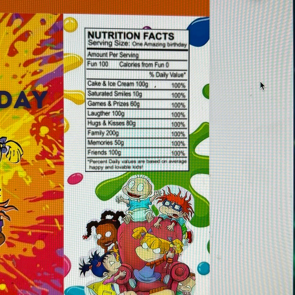 DIY Rugrats Chip Bags - Etsy