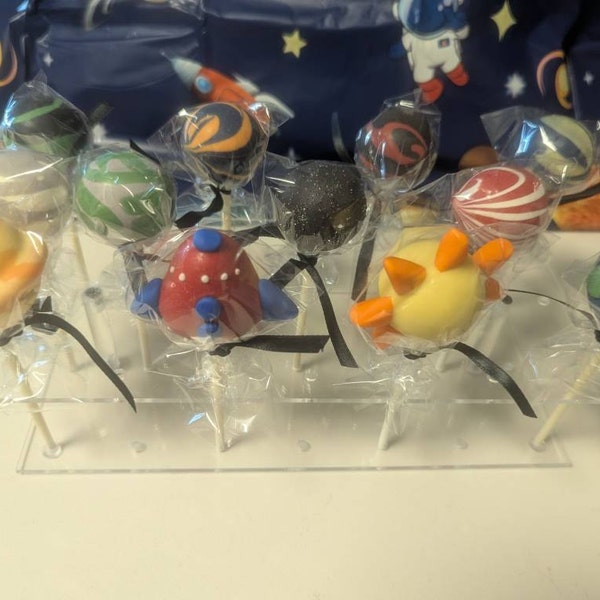 Rocket Ship and Planet Cake Pops - Etsy