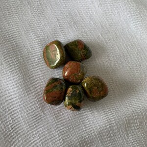 Unakite Tumbled Stones Polished Unakite Jasper Crystal Shop ...