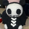 Crochet Pattern Skeleton Bat and Bunny, Bony Bunny and Bat Crochet ...