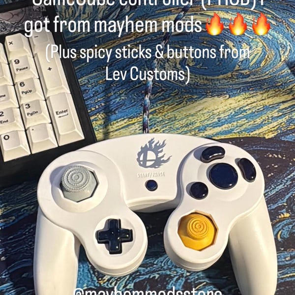 Phob 2.0.5 Gamecube Controller for Smash Bros. Melee & Ultimate ...