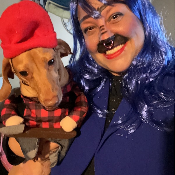 Babe the Blue Ox Ears and Tail Set Paul Bunyan Costume Babe Costume ...