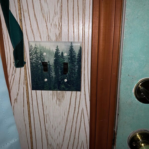 Tree Forest Decor Pine Tree Rustic Decor - Nature Forest Trees Metal ...