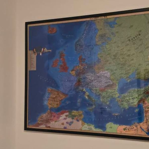 Germany History Map - Holy Roman Empire 1444 - Etsy