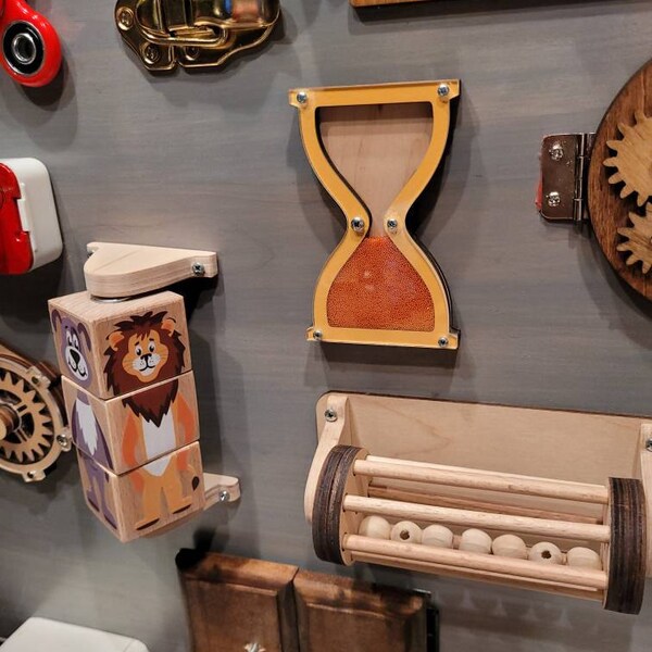 Busy Board Parts Sand Clock, Hourglass Busy Board Details Busy Board ...