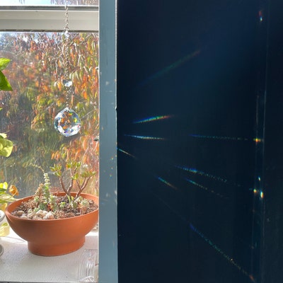 Gold Dripping Gem Crystal Suncatcher, Rainbow Maker, Graduation Gift - Etsy