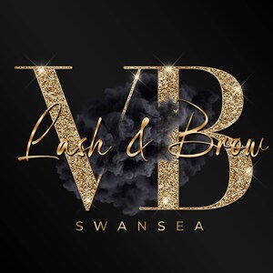 Gold Black Beauty Logo, Smoke Logo, Watercolor Logo, Glitter Logo ...