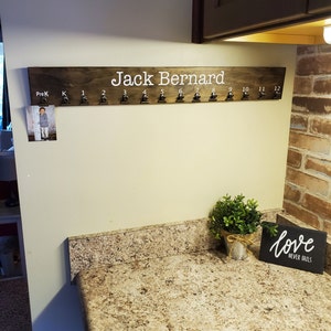 SCHOOL MEMORY Wall Hanging Pre-k/k-12 Years/ School Memory - Etsy