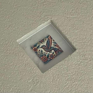 Mexican Hummingbird 403, Art Tile, Ceramic Tile, 4"x4", 6"x6 ...
