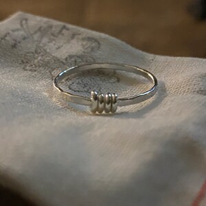 Saturn Silver and Gold Ring, Universe Ring, Circle Ring, Sterling ...