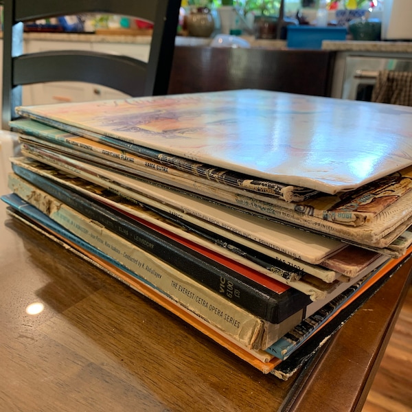 5 Used LP Classic Rock Mystery Box - Etsy