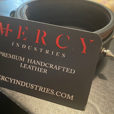 Bondage Belt Black Leather HEAVY DUTY Locking Lockable Restraint Custom ...