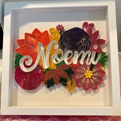 Customized Quilled, Gifts for Him or Her, Handmade Gifts, Birthday ...
