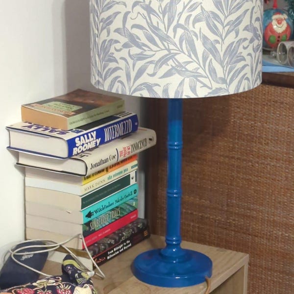 Small Beech Bobbin Lamp, 28cm Tall, 33cm When Wired, Ready to Paint ...