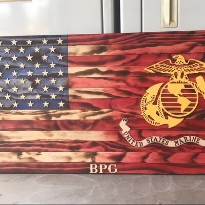 USMC BANNER Officially Licensed - Etsy