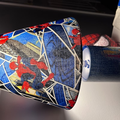 Spider-man Lamp Shade marvel Comics. Shades Are 9.5 X 5 X 7 Tall - Etsy