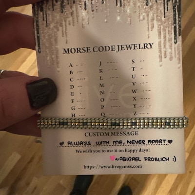 Custom Morse Code Mens Bracelet, Daddy of an Angel Gift, Memorial ...