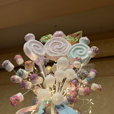 Small Pastel Ice Cream Fruit Loop Sprinkle Glitter Cone 5 Inch - Etsy