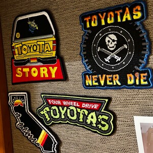 Toyota Retro Vintage Decal Sticker Round 4 Inch 3 Stripe - Etsy