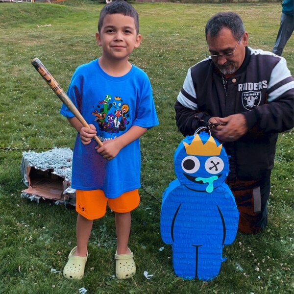 Blue Rainbow Friends Full Body Pinata Hand Crafted-made to Order - Etsy