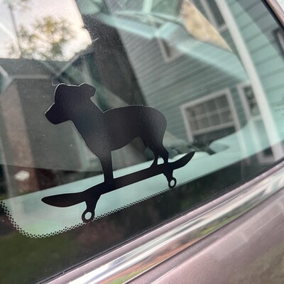 Puppy Dog Windshield Wiper Di Cut Decal Home/laptop/computer/truck/car ...